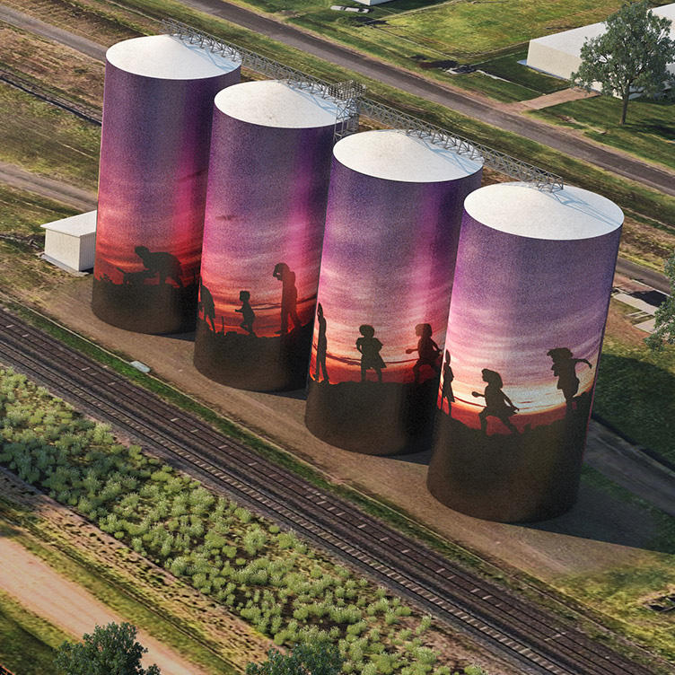 The Australian Silo Art Trail - Forest Hill Silos Queensland - Place ...